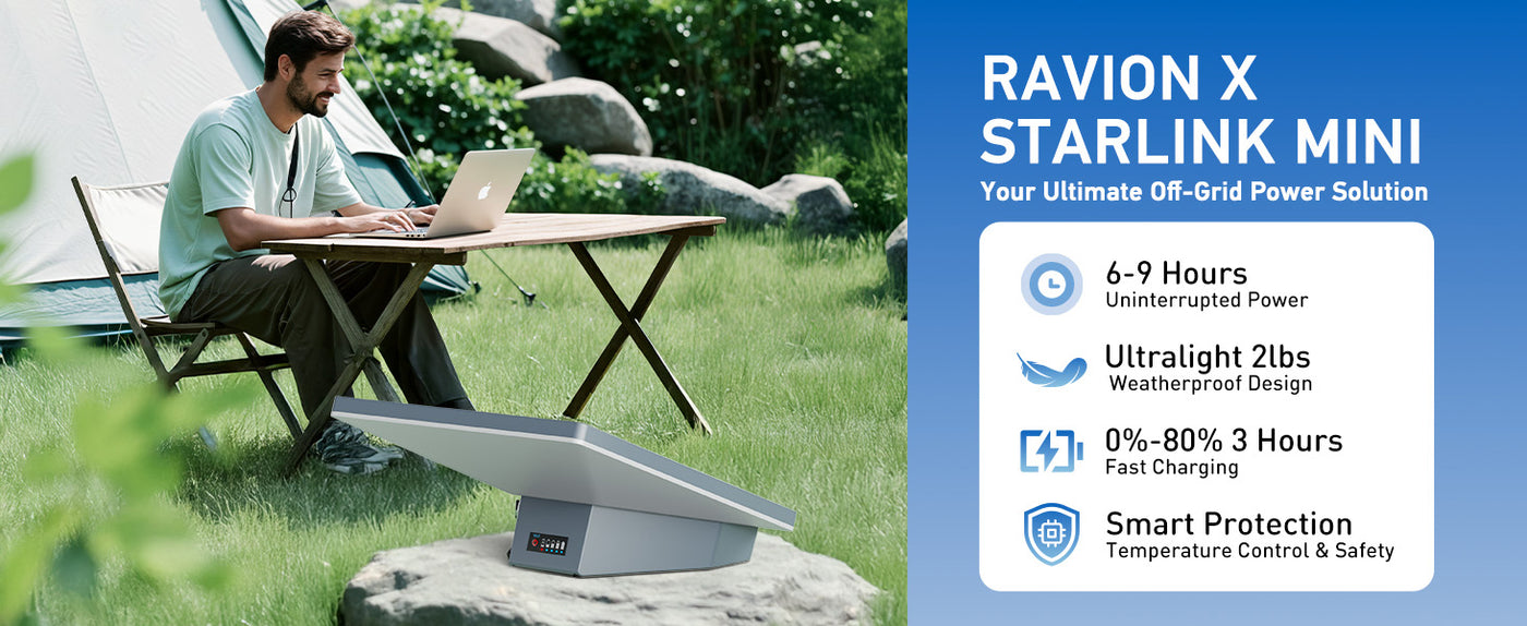 Ravion® battery for Starlink Mini – RAVION